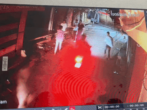Ajmer Murder: Langer Line Dispute Leads to Stabbing; CCTV Footage