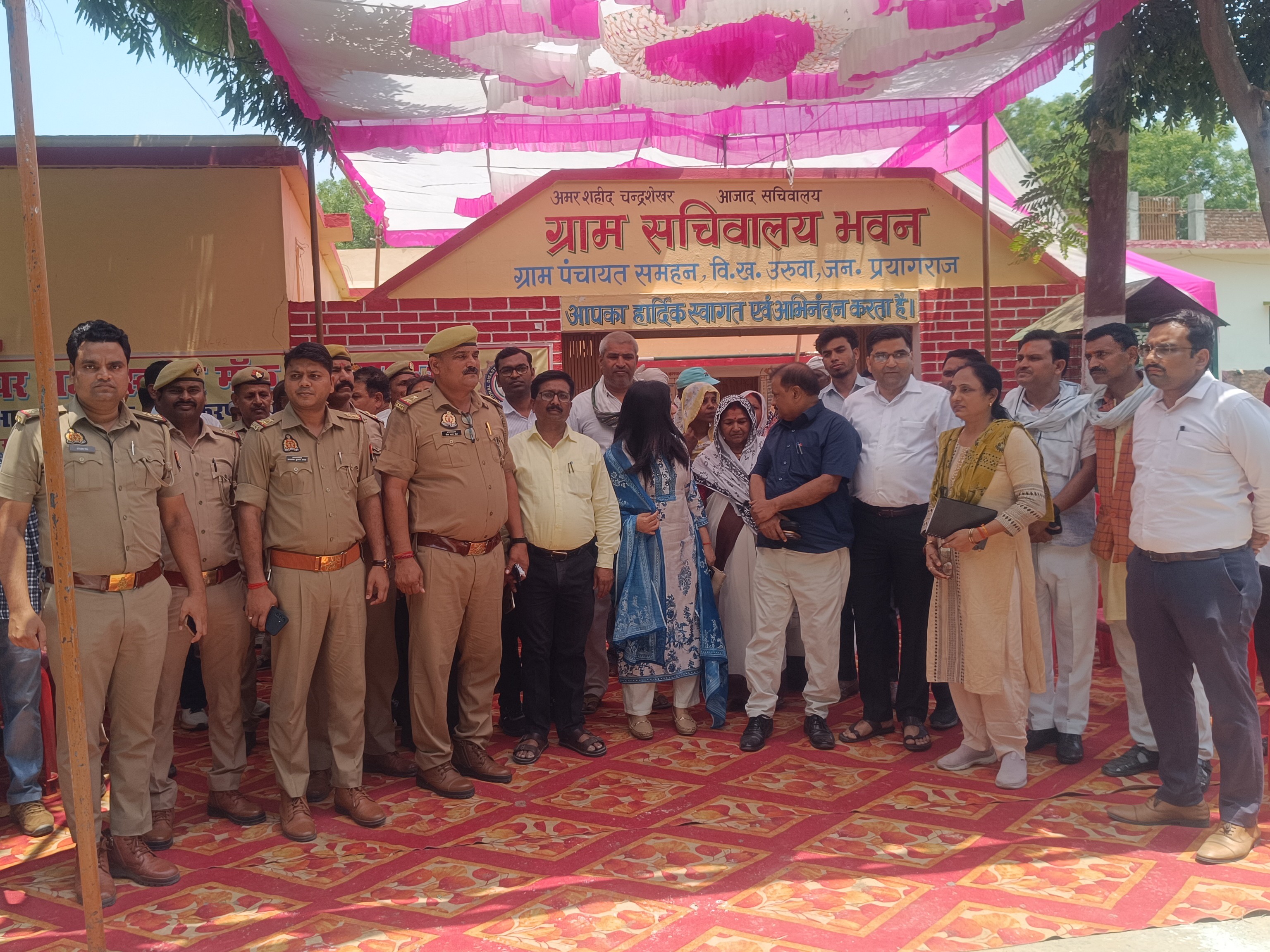 Meja Flood Mock Drill | Samhan Village Admin Prepares
