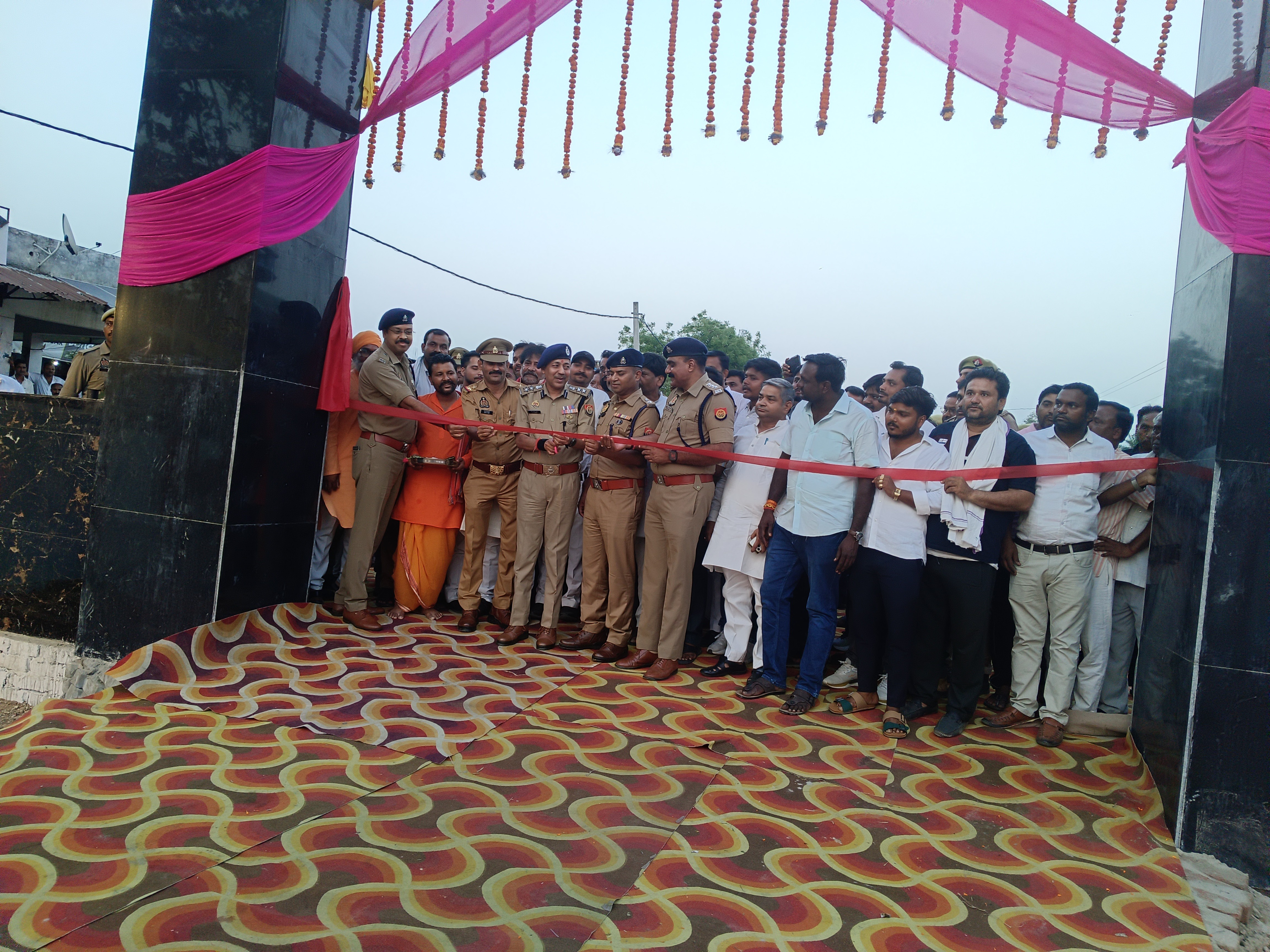Mianganj Police Station Inauguration: Boundary Wall & Main Gate Unveiled
