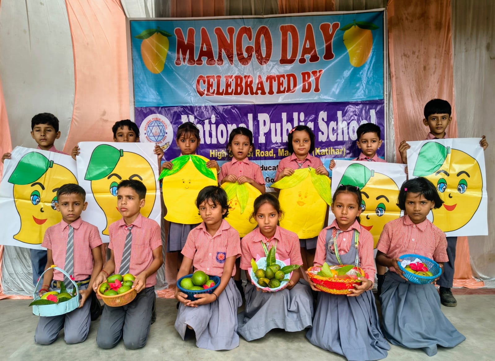 Children showcased their creativity on Mango Day