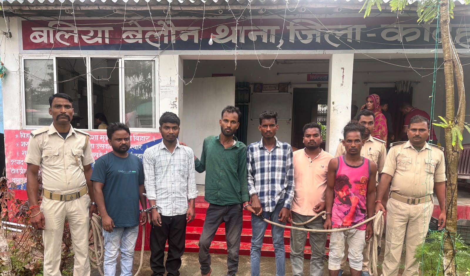 Six people arrested for drunkenness, sent to judicial custody