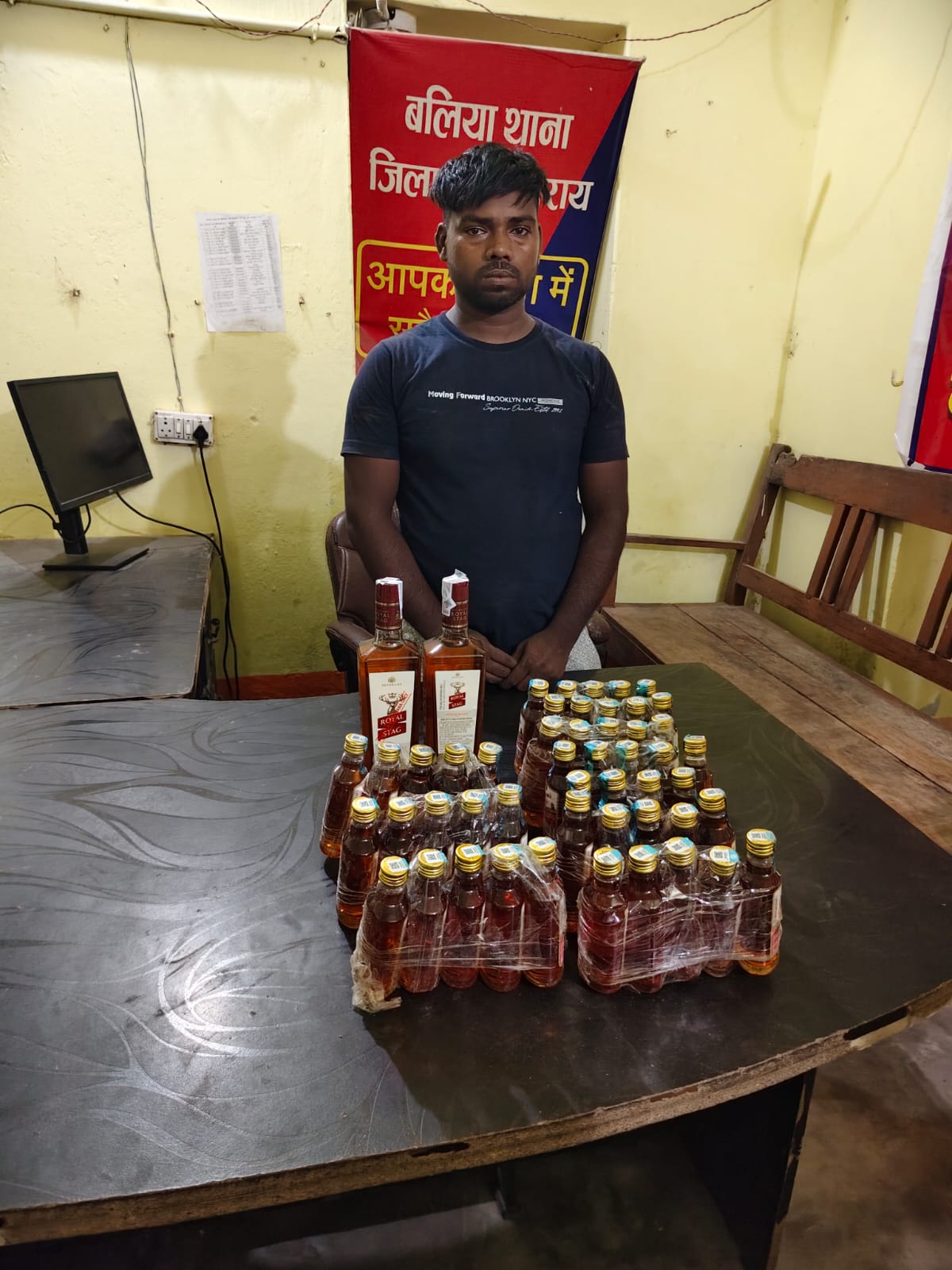 Smuggler arrested with 10.320 litres of foreign liquor