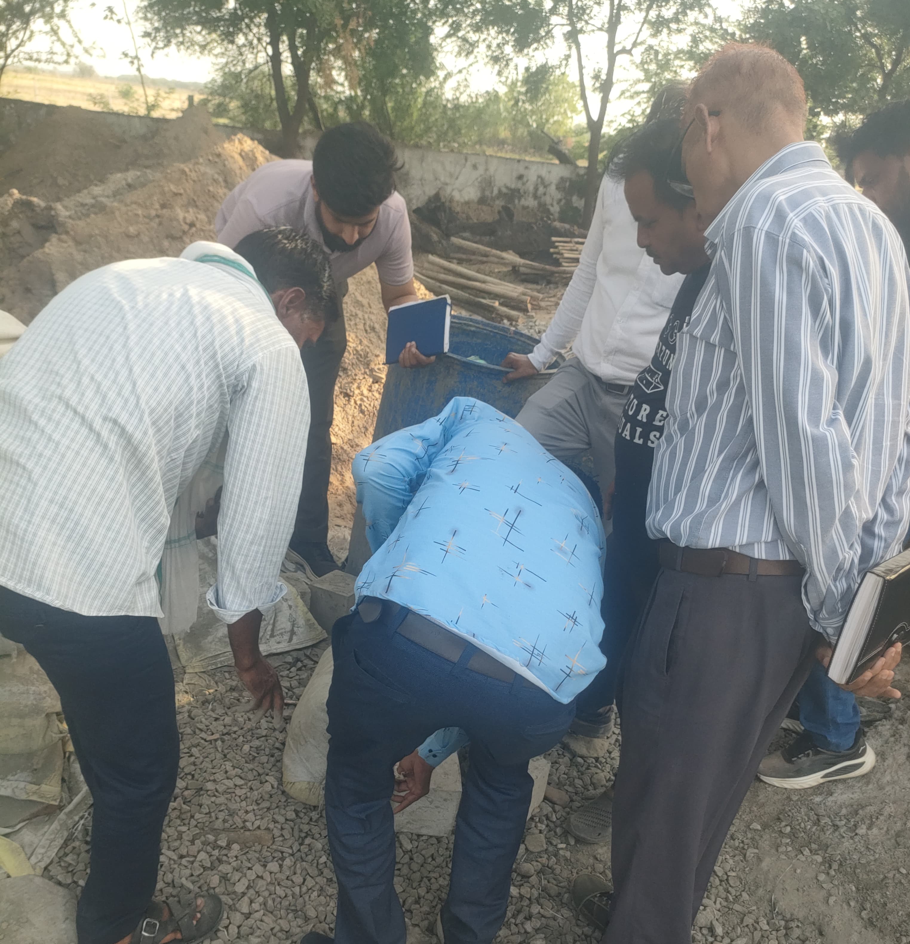 The departmental team inspected the drinking water system in the ...