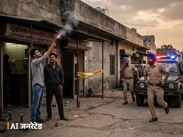 Ludhiana Liquor Bill Fight | Pistol Fired Outside Chicken Corner ...