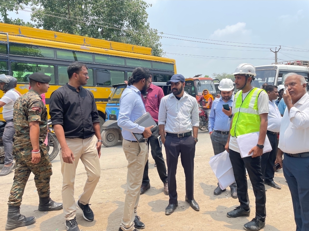 Bihar Modern Bus Terminal Project: Bait Area Inspection