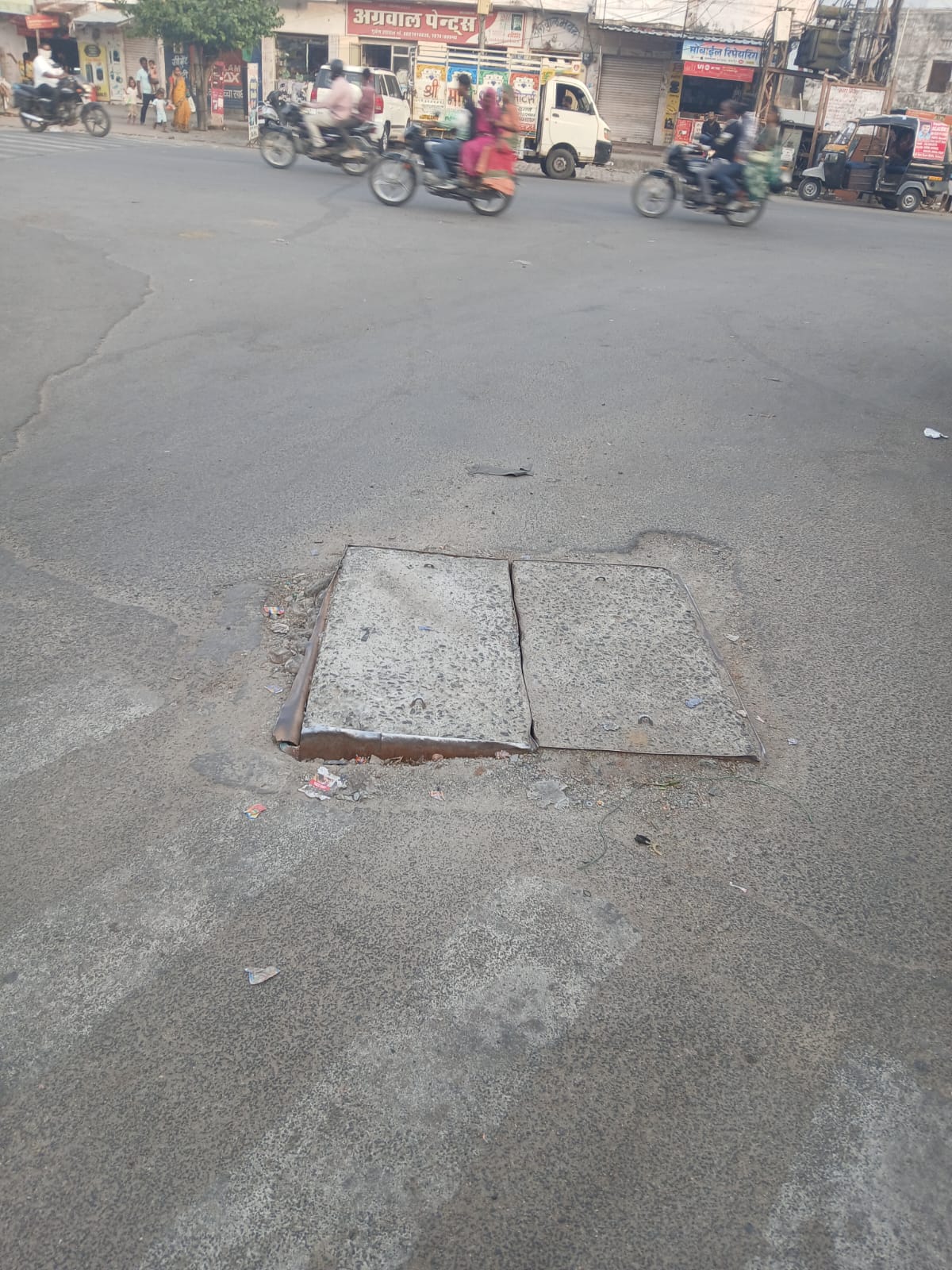 The slab on the Bekani culvert has become a problem, the tyres of ...
