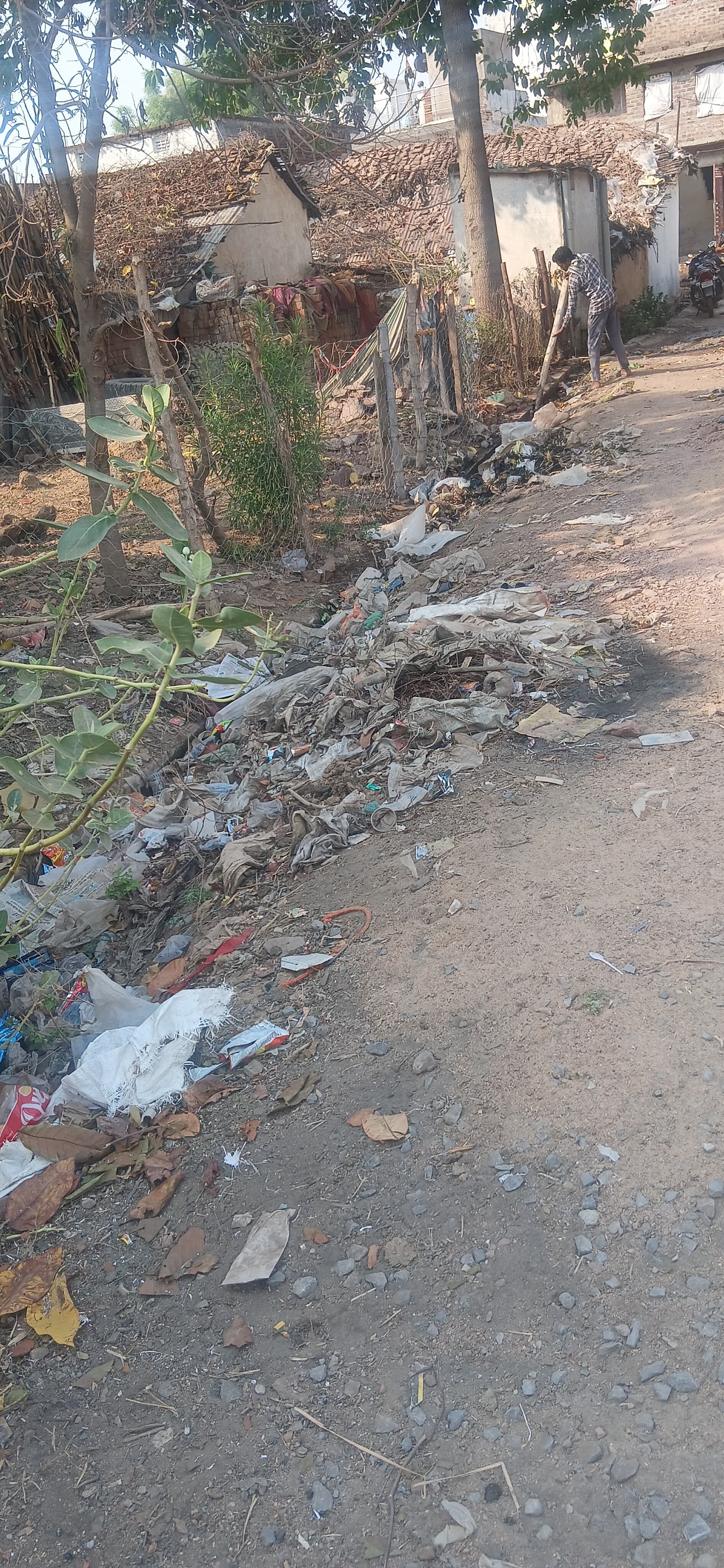 The sanitation system in the Nagar Panchayat Dadhi is in a bad state ...