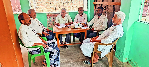 Discussion in the meeting of Khegramas, Kisan Mahasabha and Insaaf Manch