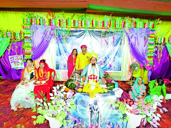 Sri Krishna-Radha Raas enacted at Sri Lakshmi Narayan Mahayagna