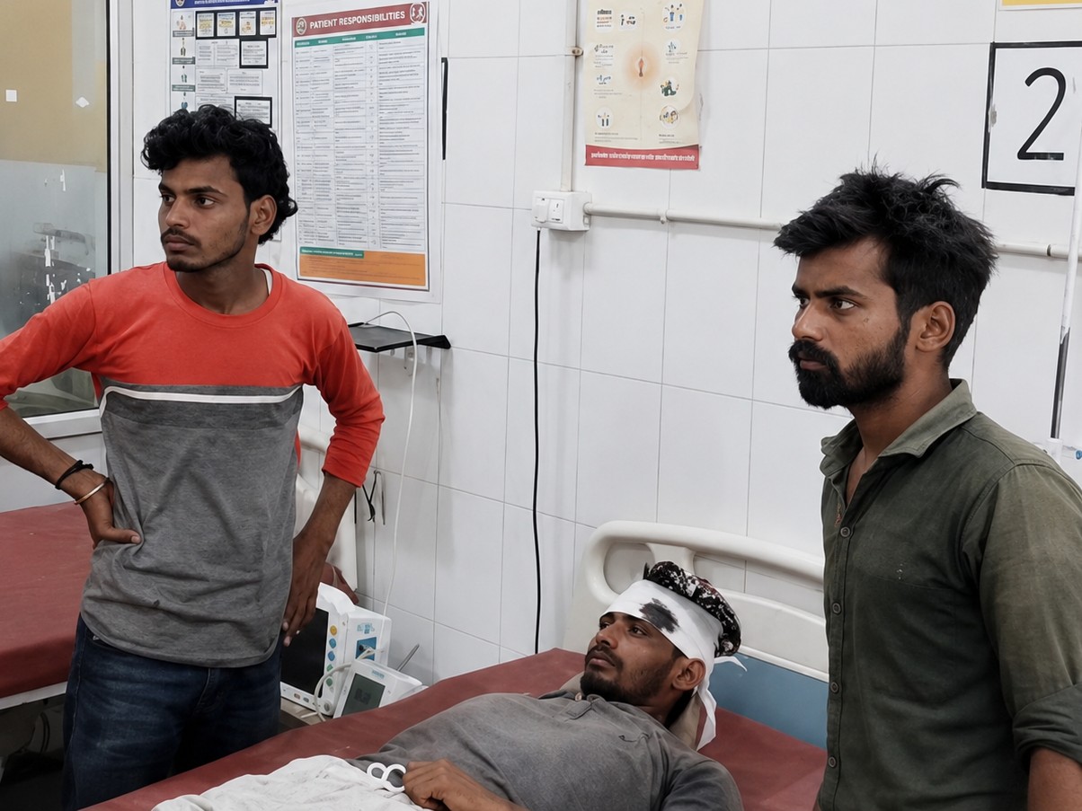 Sadabad-Hathras Road Accident | Bike-Cycle Collision Injures Two; One ...