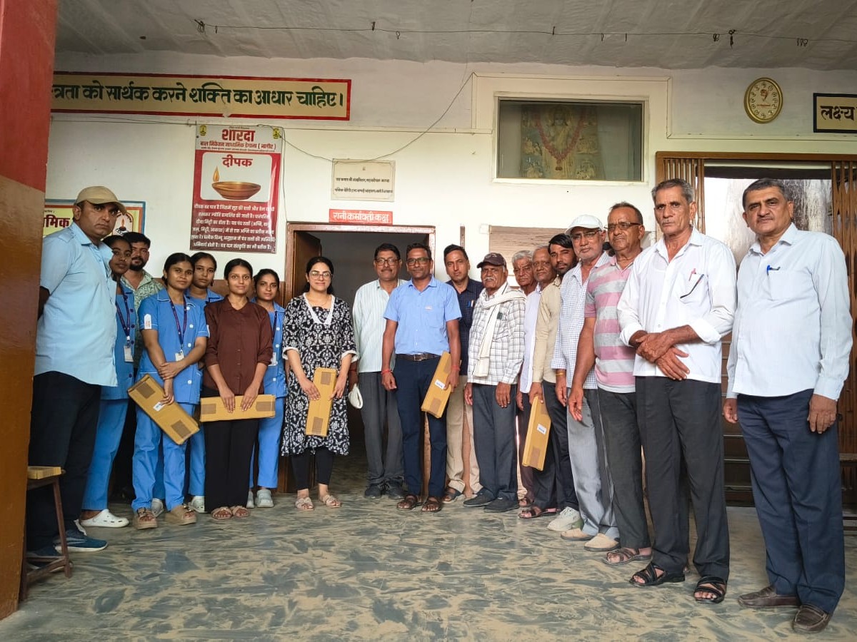 Free Eye Camp: 80 Examined, 37 Jaipur Surgery