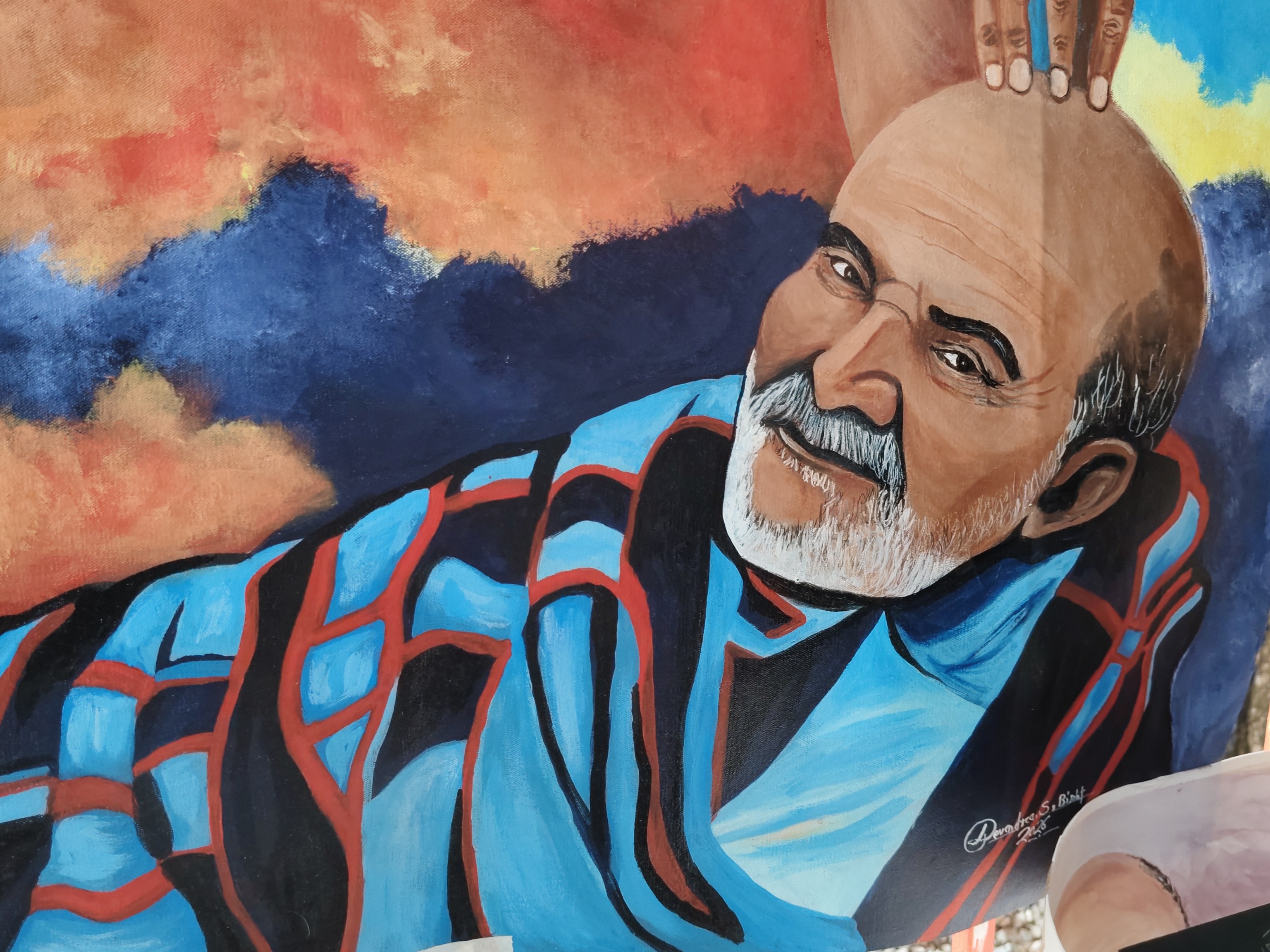 Malli Tal Artist Devendra Singhs Neeb Karori Baba Paintings Sold Out