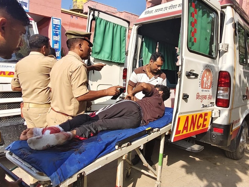 Bhopa-Jolly Gang Nahar Accident | Bike Rider Injured