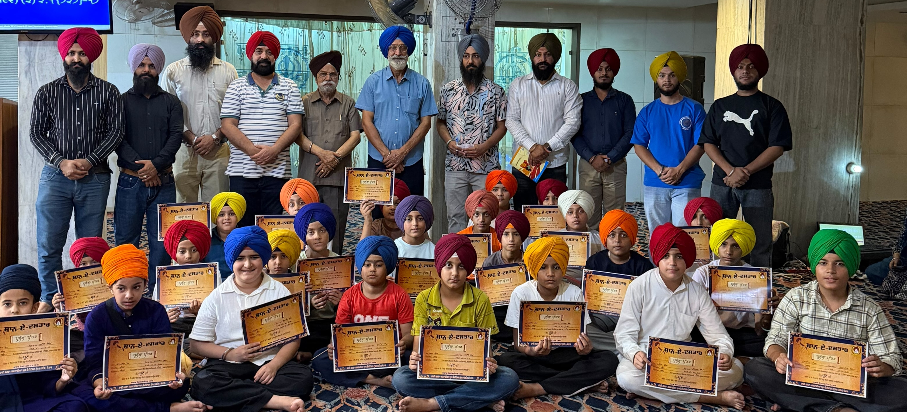 Learned to decorate Patiala Shahi and Morni turban at Gurudwara Adarsh ...