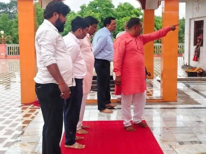 Amethi Kali Devi Temple: Red Carpet For Easy Darshan Amidst Rain