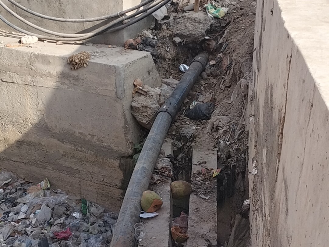 Sakaldiha Water Connection Demand | Road Drain Construction