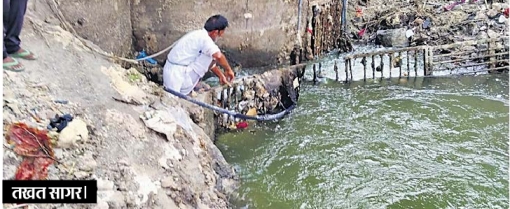 1.3 feet water decrease in Takhatsagar, 100 ml less coming from the canal