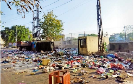 Drains are not cleaned in the New Bhupalpura area, and workers are also ...