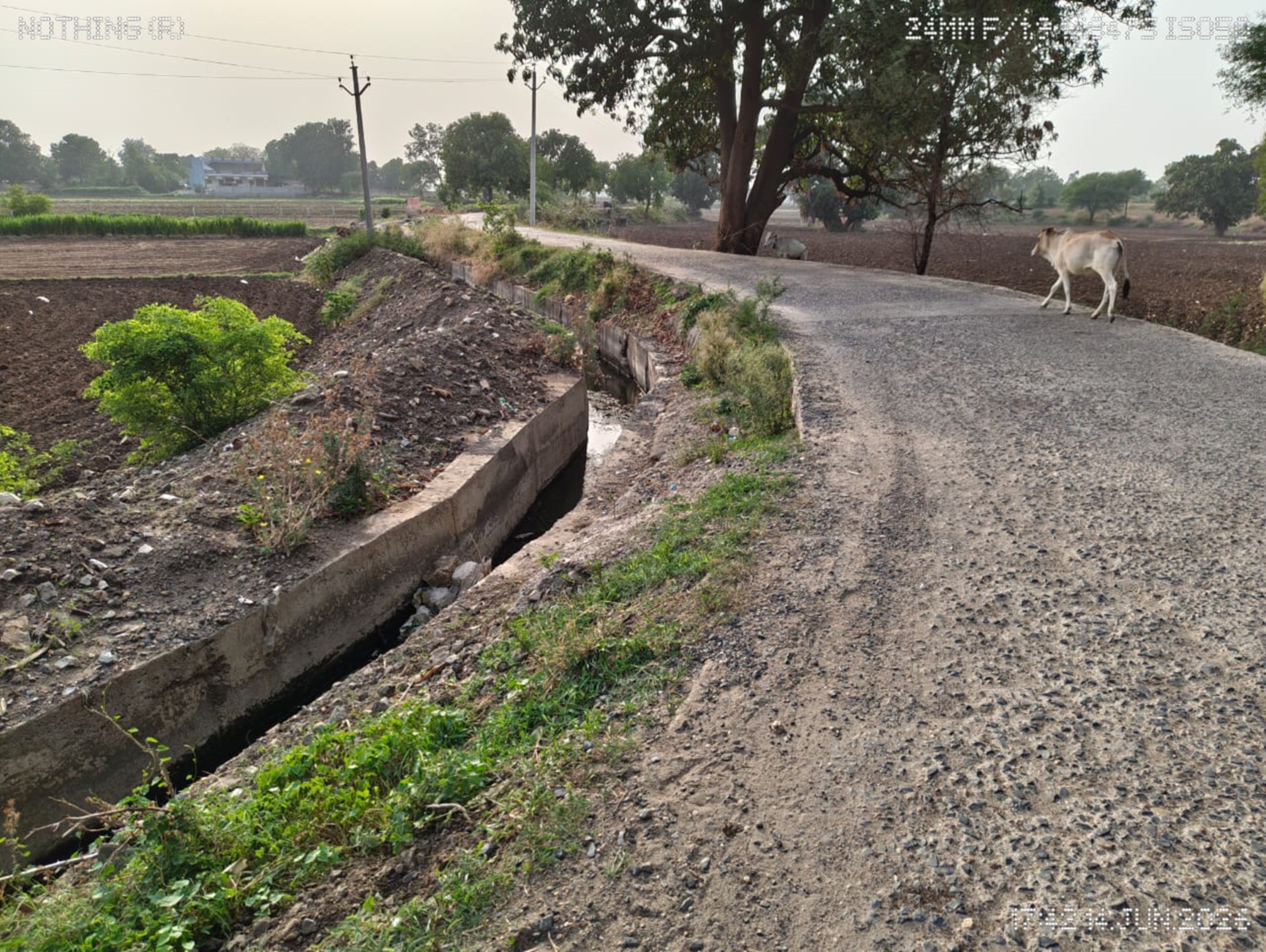 A minor has been built below the road in Nadia, threatening accidents ...