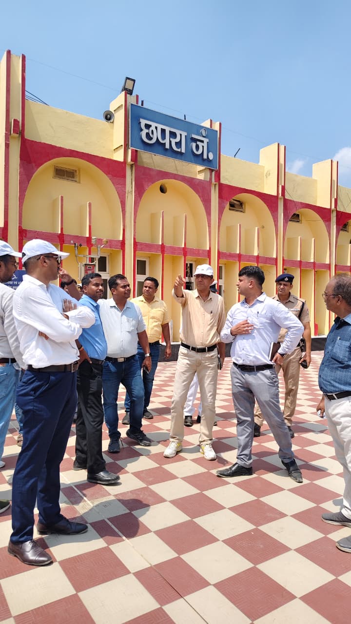 DRM's strict inspection at Chhapra Junction before monsoon