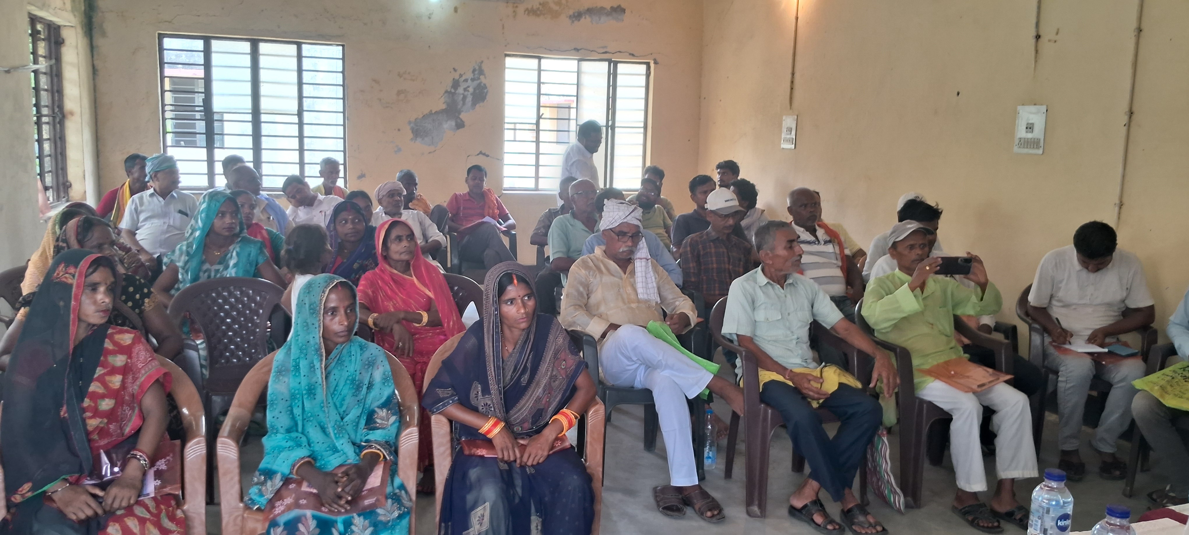 Farmers were made aware and paddy seeds were distributed.
