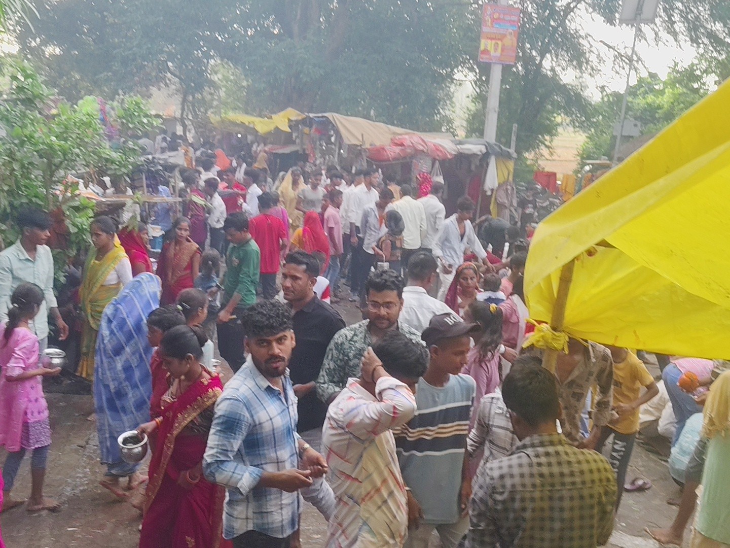 Jharkhandi Baba Mandir Malmas Monday Jallabhishek | Shravasti Crowd