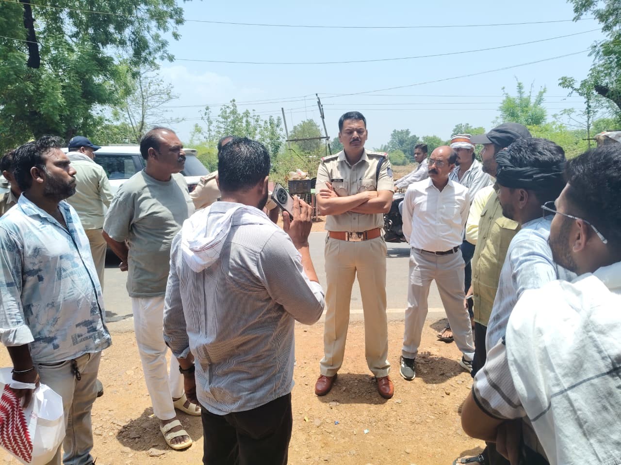 MP Tehsildar Orders JCB Demolition of 2 Illegal Dhabas on Madhai Road