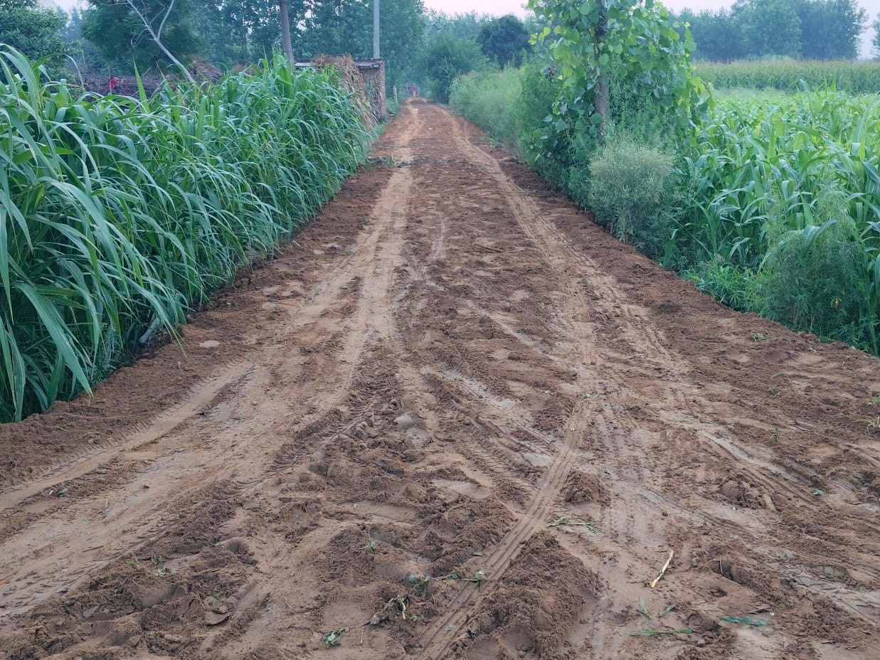Imamadabad Shamshan Ghat Marg Construction Complete; Block Pramukh ...