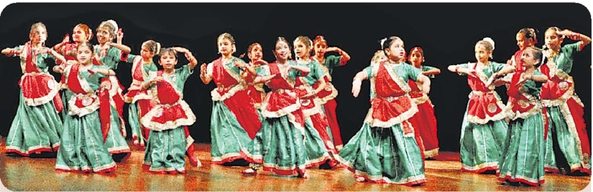 Children showcased their Kathak skills in 'Yo Nrityati'