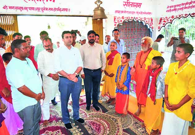 DM inspected the Bodhayan temple complex