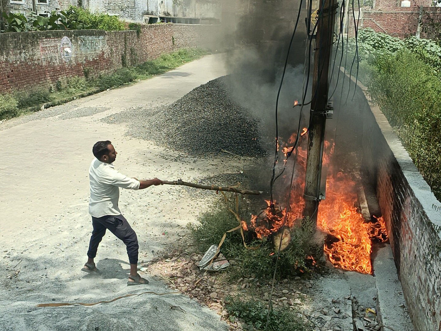 Eta Transformer Fire: Short Circuit Causes Outage, Power Restored