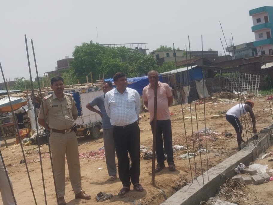 Paliganj Park Construction | Ram Janki Math Campus SDM Visit