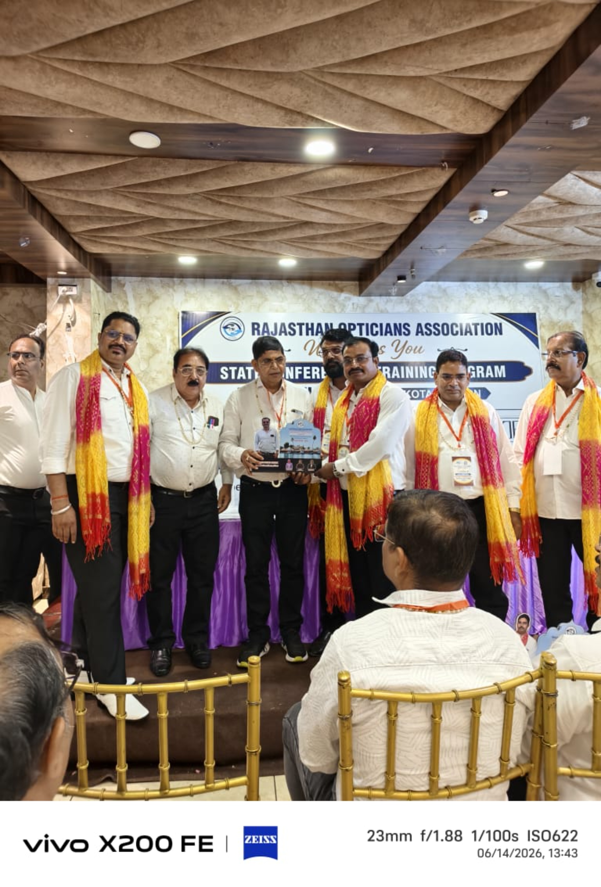Honoring the office bearers of Optical Association
