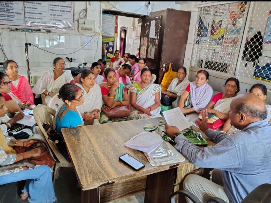 Navkothi PHC Training for ANM, Asha Facilitators on Digital Micro Plan