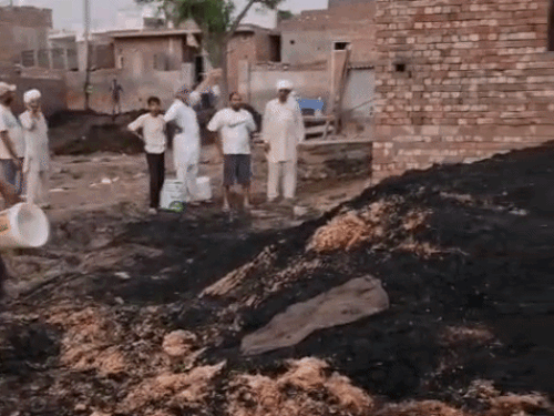 Sirsa Severe Weather Strikes jogiwala Village Dairy Shed Roof Collapses ...