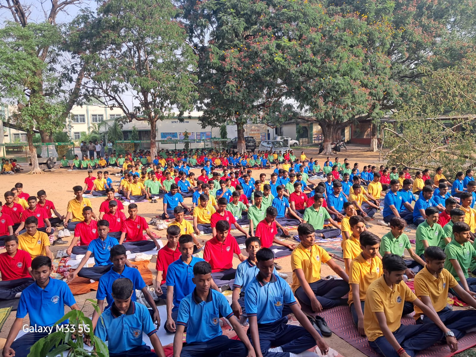12th Yoga Day celebrated with great pomp at Chief Minister's Excellence ...