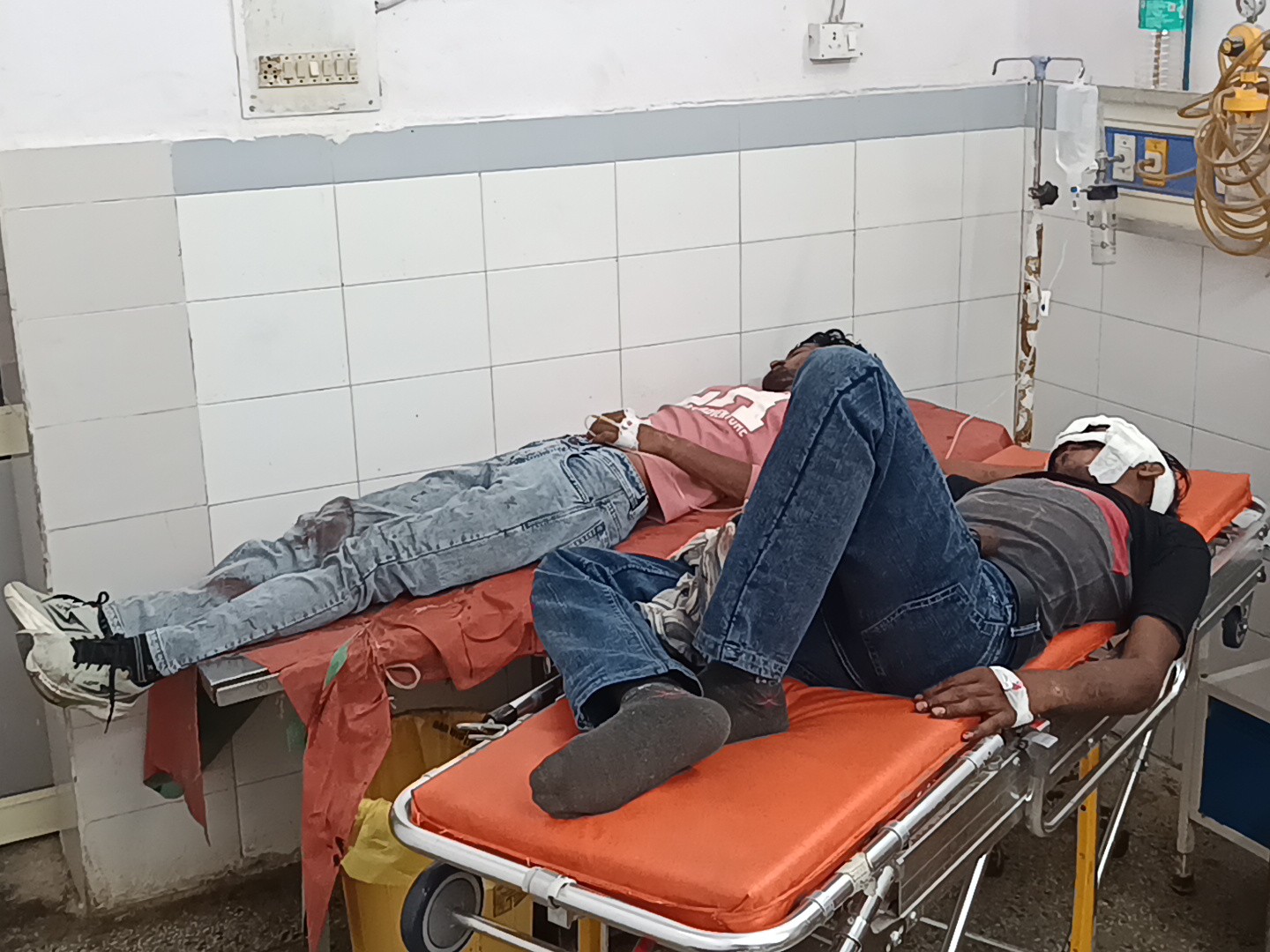 Eta Accident | Nagla Kothi Bike Collision, Three Injured