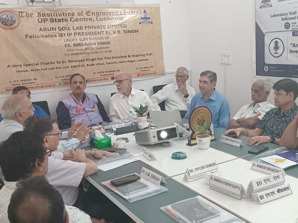 Lucknow | Institution of Engineers Explores Geotechnical Processes at ...