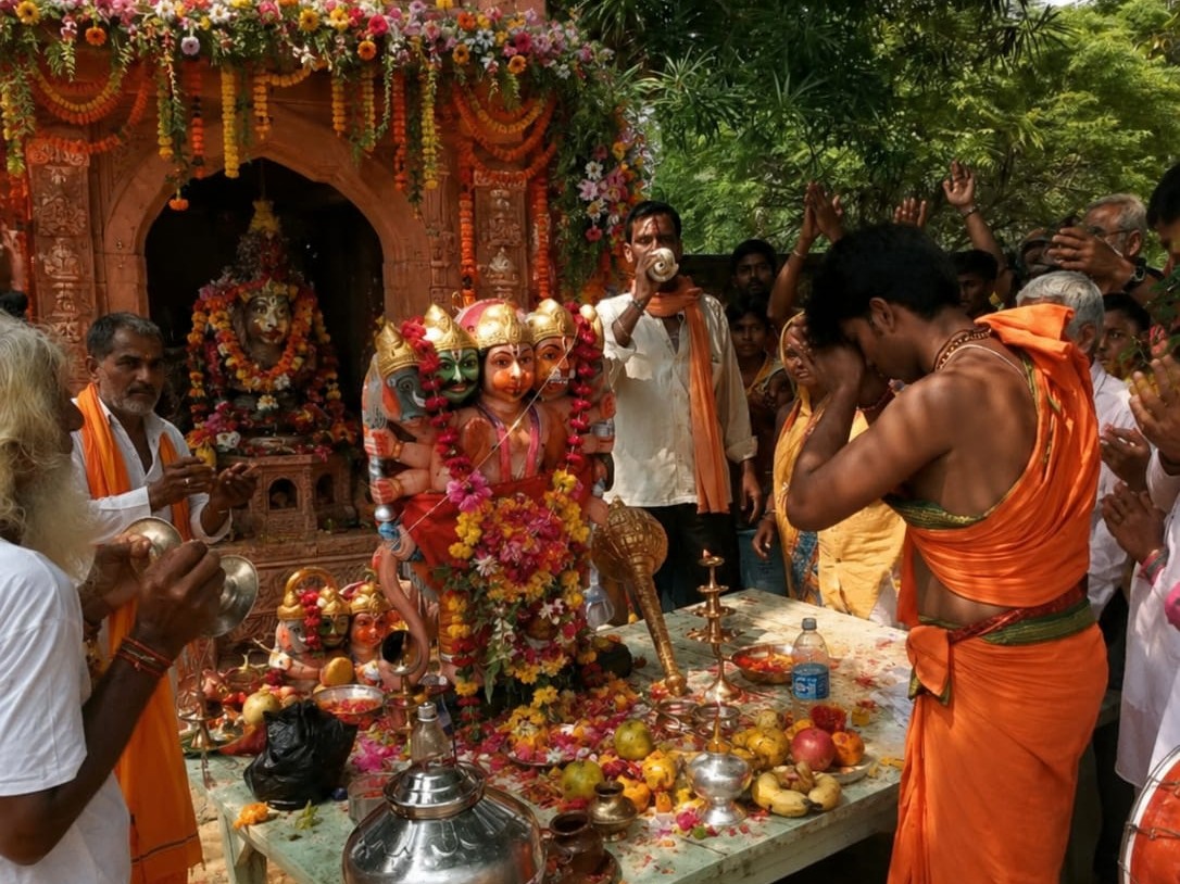Rayebareli Hanuman Mandir Prasad Vitran | Budhwa Mangal Celebration