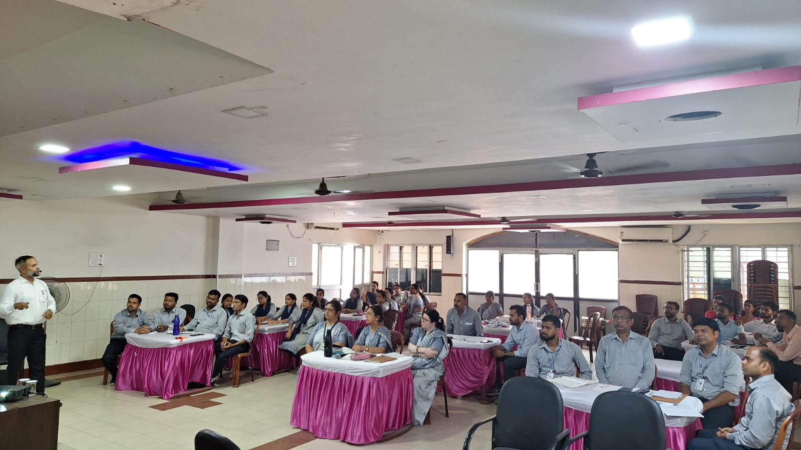 Yoga training given to teachers in Jayanagar