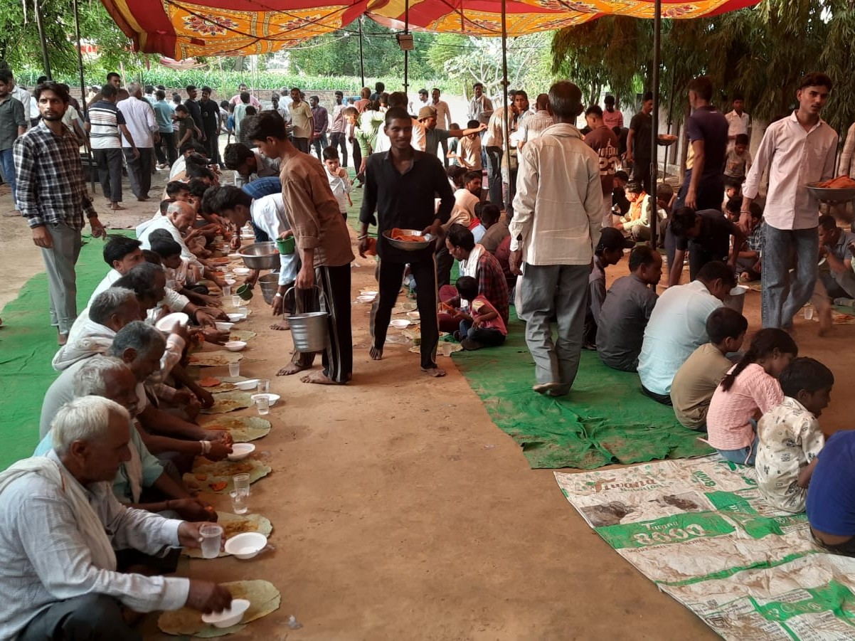 Punhaira Shiv Mandir Bhandara: Huge Crowds for Bhagwat Katha Conclusion