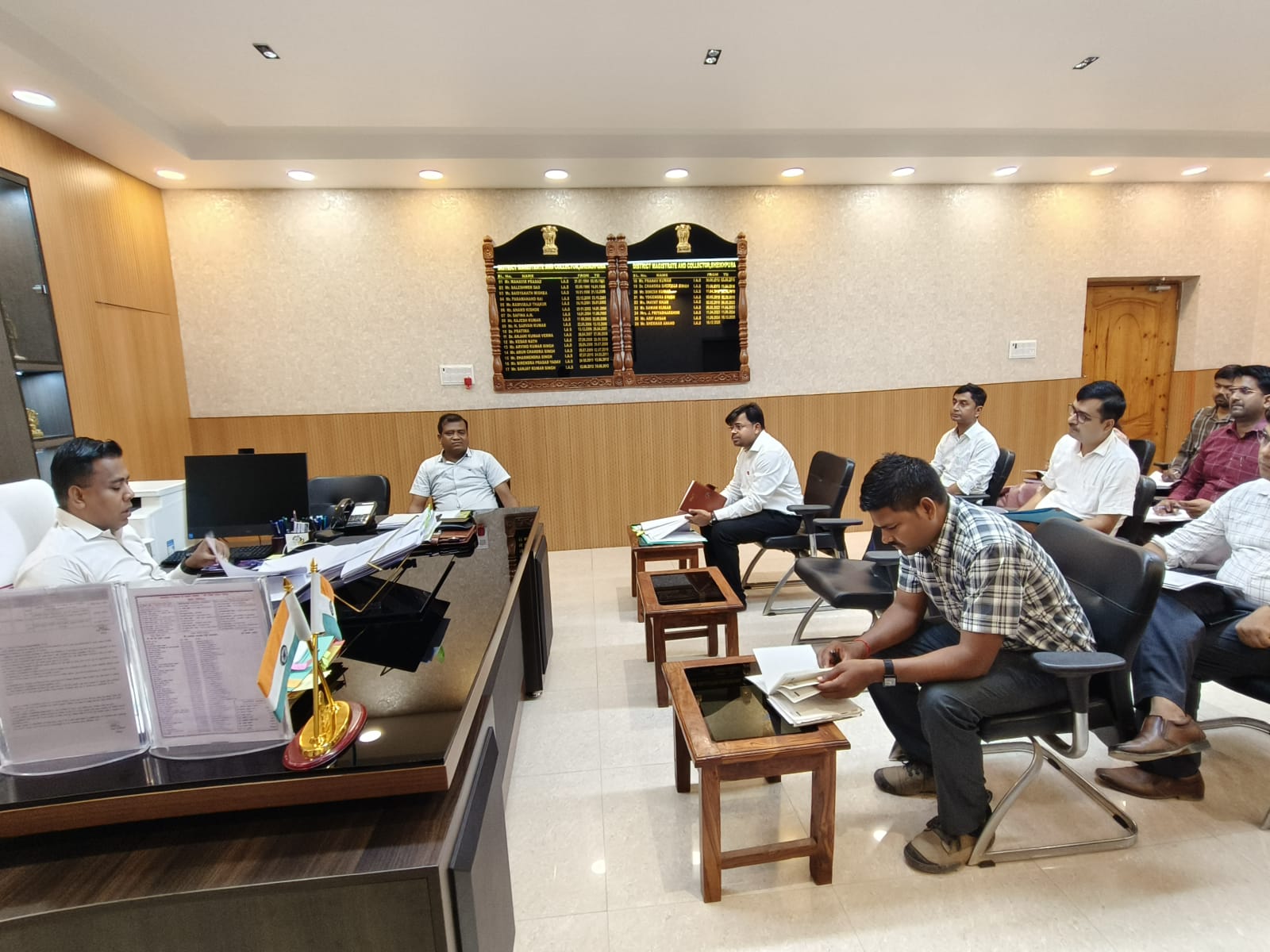 DM reviews land classification, directs timely completion of work