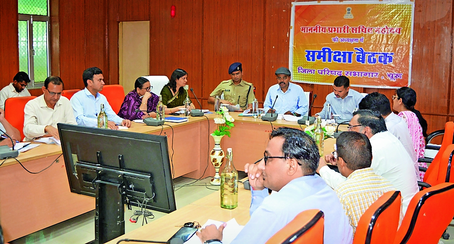 In the meeting, the Secretary in-charge gave different tasks to each ...