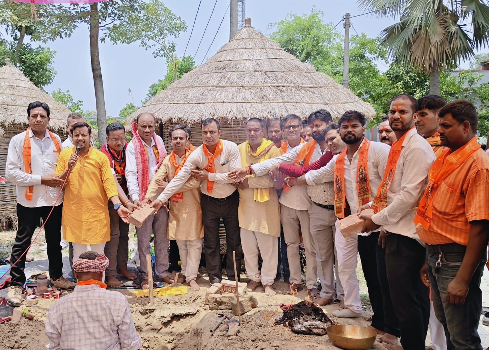Ground breaking ceremony of Shri Sankat Mochan Temple completed in ...