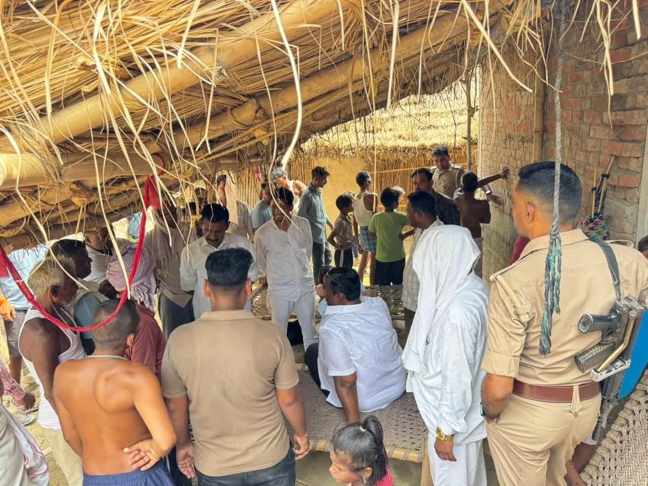 Gulra Fire Victims Meet MLA Ramesh Singh, Assurance of Aid