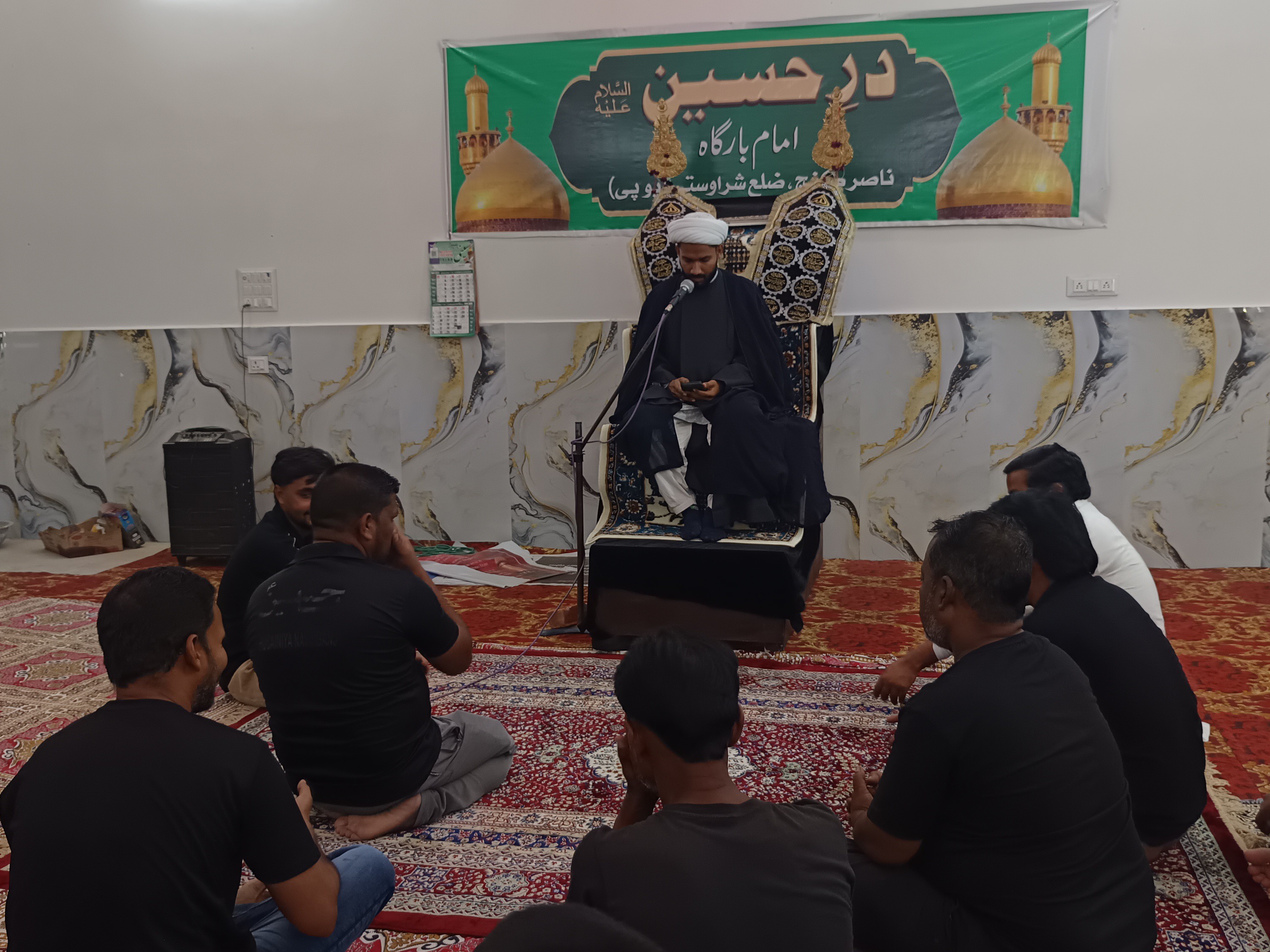 Shravasti Majlis: Janabe Ali Akbar Musaib Bayanat at Husainia Imamabada