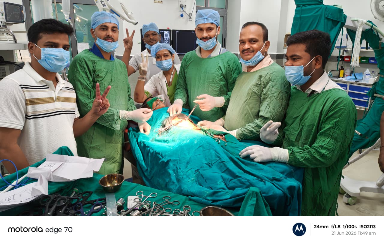 Spring of forceps removed from child's stomach at GMCH