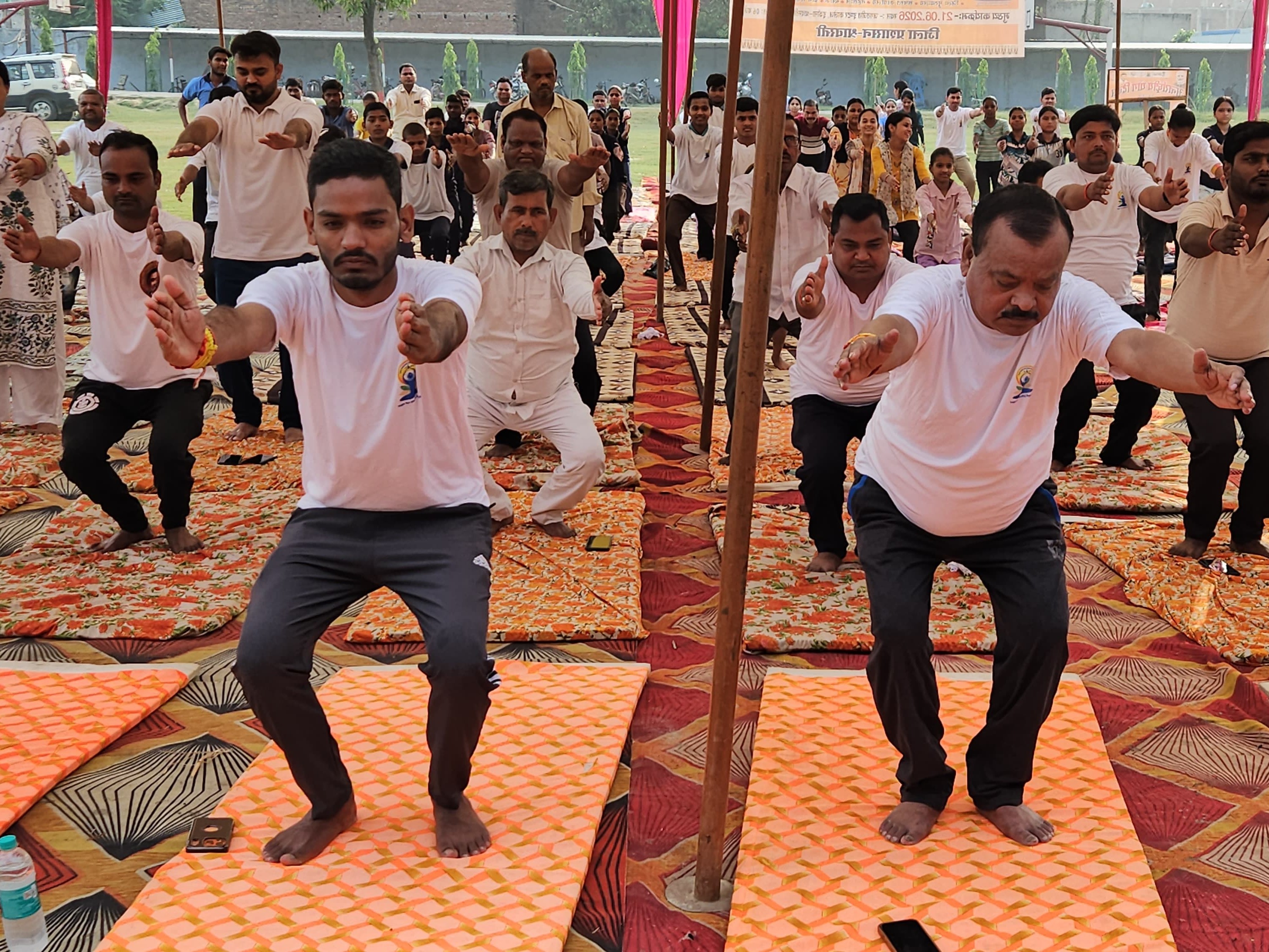 Shravasti Yoga Day: DM & Reps Practice Yoga for Healthy Life ...
