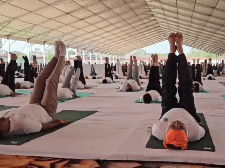 Udaipur Yoga Day: Ministers, MPs Join Surya Namaskar | Yoga for Healthy ...