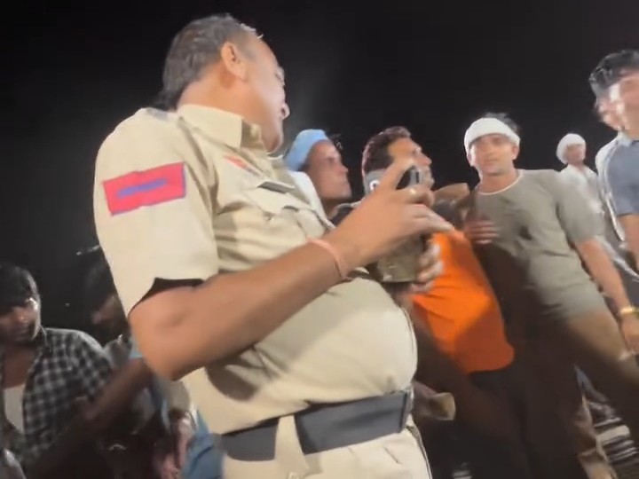 Nuh Police Suspends 2 Cops For Duty Dance Show Negligence